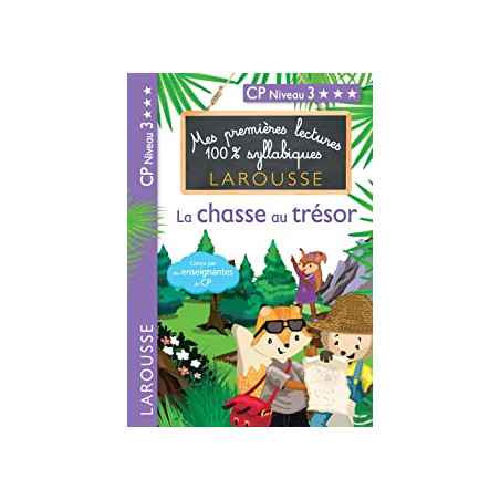 1ERES LECTURES 100% SYLLABIQUES - LA CHASSE AU TRÉSOR