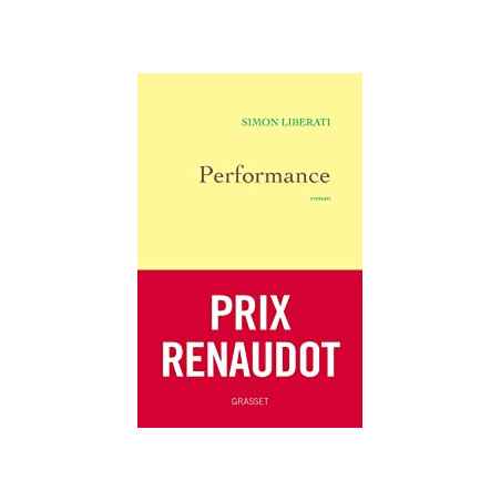 Performance de Simon Liberati -prix renaudot 2022