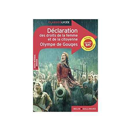 Déclaration des droits de la femme et de la citoyenne de Olympe de Gouges