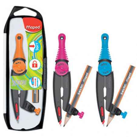 compas avec crayon en boite maped | Librairie en ligne Maroc